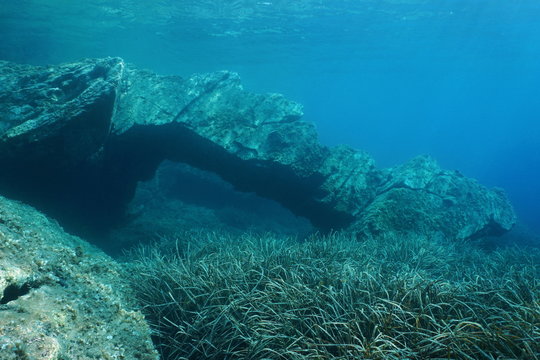 Underwater Rock Formations