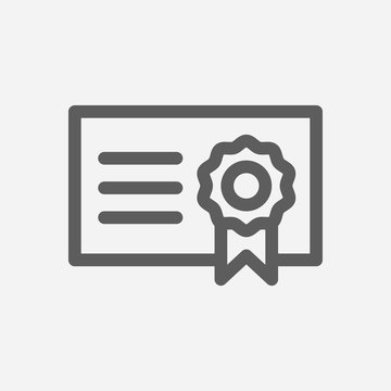 Stock Certificate Icon