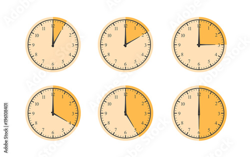 "6 Countdown Timer Clocks" Stock image and royalty-free vector files on ...