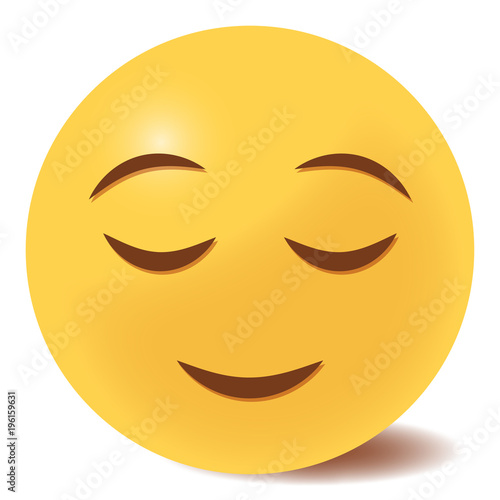 "Emoji zufrieden - 3D" Imágenes de archivo y vectores libres de ...