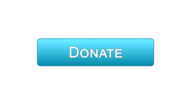 Blue Donate Button