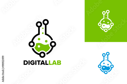 "Digital Lab Logo Template Design Vector, Emblem, Design Concept ...