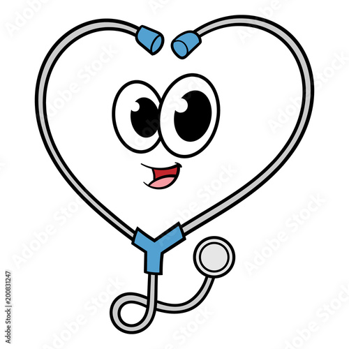 "Cartoon Stethoscope Character" Stock image and royalty-free vector ...
