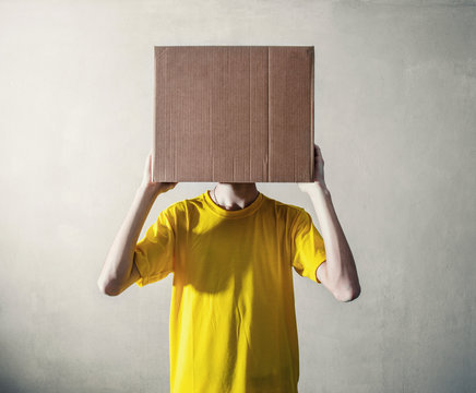 Cardboard Box On Head Images – Browse 13,127 Stock Photos, Vectors, and ...