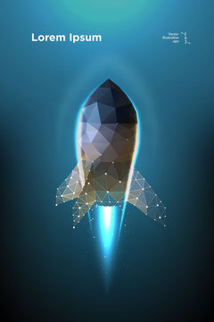 Rocket Poly Images – Browse 1,683 Stock Photos, Vectors, and Video ...