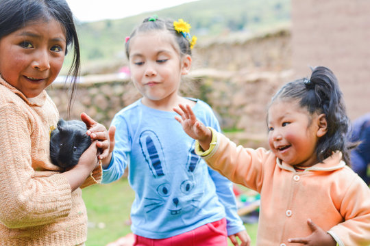 Happy Hispanic Children