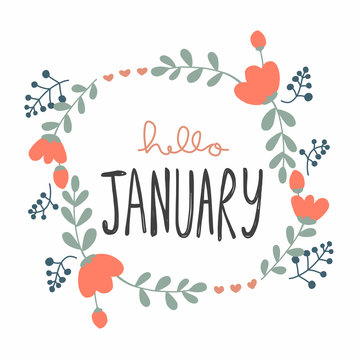 January Clip Art Cute