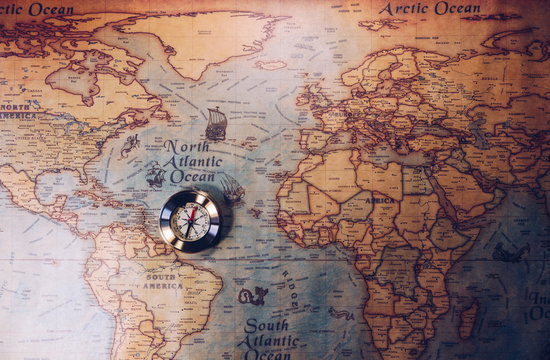 World Map Compass Images – Browse 88,583 Stock Photos, Vectors, and ...