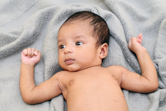 Hispanic Newborn Baby