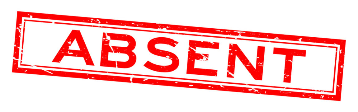Absent Sign Clip Art