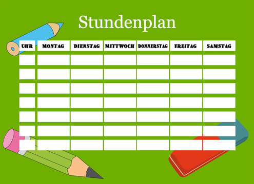 Schulplan Images – Browse 42 Stock Photos, Vectors, and Video | Adobe Stock