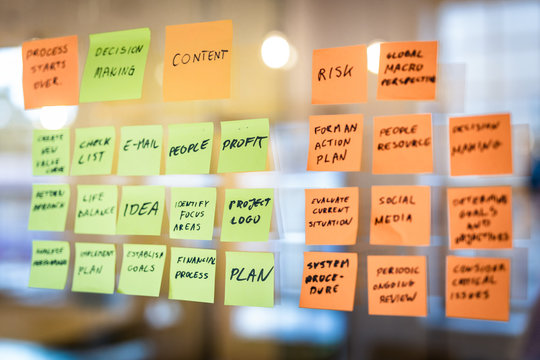 Sticky Notes Wall Images – Browse 46,312 Stock Photos, Vectors, and ...