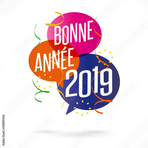 "Bonne année 2019" fichier vectoriel libre de droits sur la banque d ...