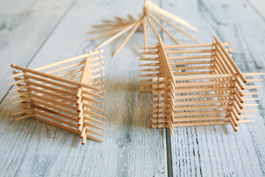 Simple Toothpick Sculpture