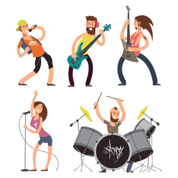 Rock Band Cartoon Images – Browse 29,500 Stock Photos, Vectors, and ...