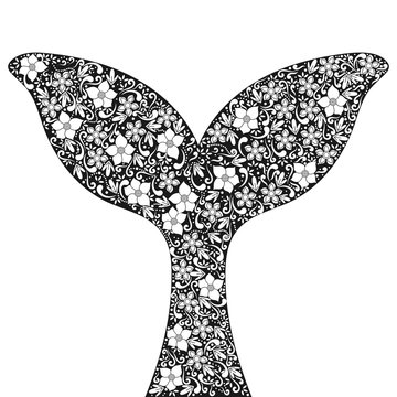 Whale Tail Outline Images – Browse 3,787 Stock Photos, Vectors, and ...