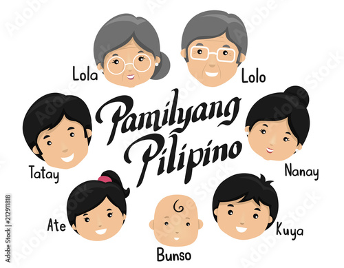 Filipino Family Drawing
