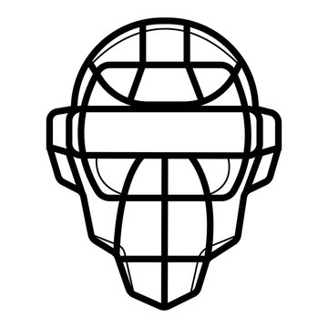 Catcher Mask Clipart