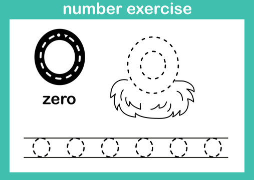 Number Worksheet Zero Images – Browse 477 Stock Photos, Vectors, and ...