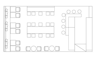 Dining Table Floor Plan Symbols