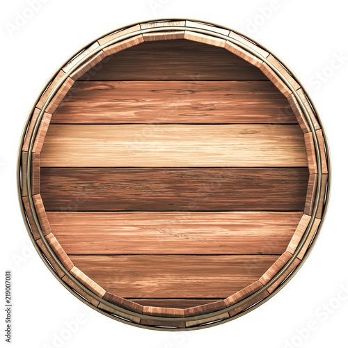 "Wooden barrel - Top view" Stock photo and royalty-free images on ...
