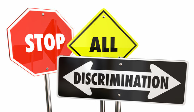 Stop Racial Discrimination Signs
