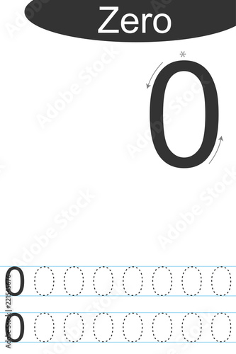 Number Zero Preschool Worksheets