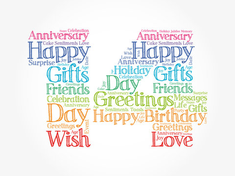 Happy-14Th-Birthday Images – Browse 5 Stock Photos, Vectors, and Video ...