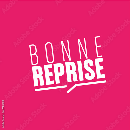 "bonne reprise" fichier vectoriel libre de droits sur la banque d ...