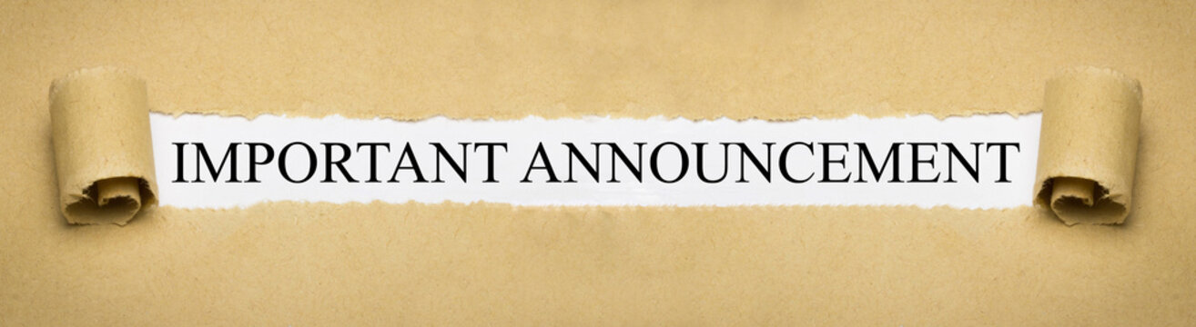 22,659 BEST Important Announcement IMAGES, STOCK PHOTOS & VECTORS ...