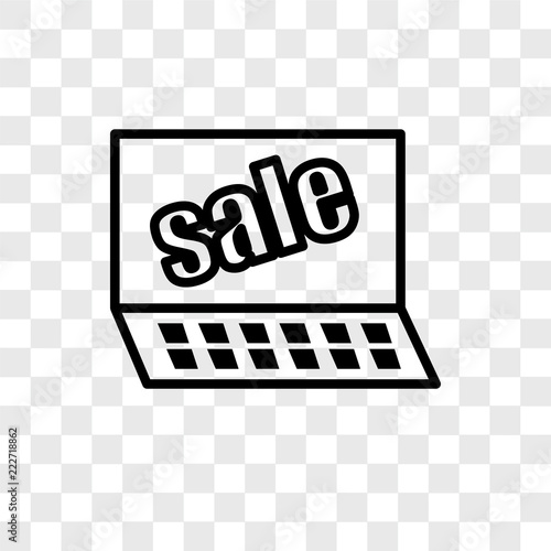 "sales icons isolated on transparent background. Modern and editable ...