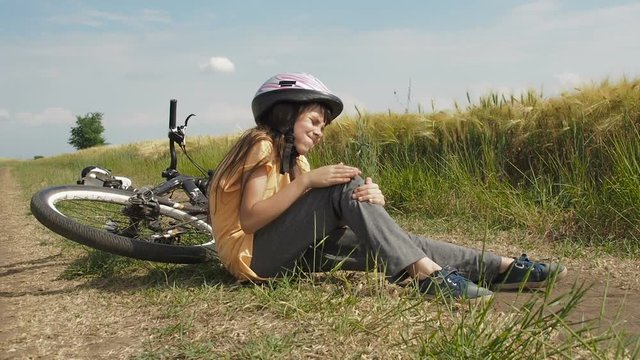 Child Falling Off Bike