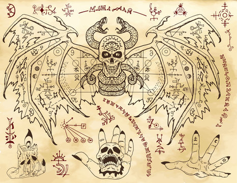 How To Draw Necronomicon Symbol
