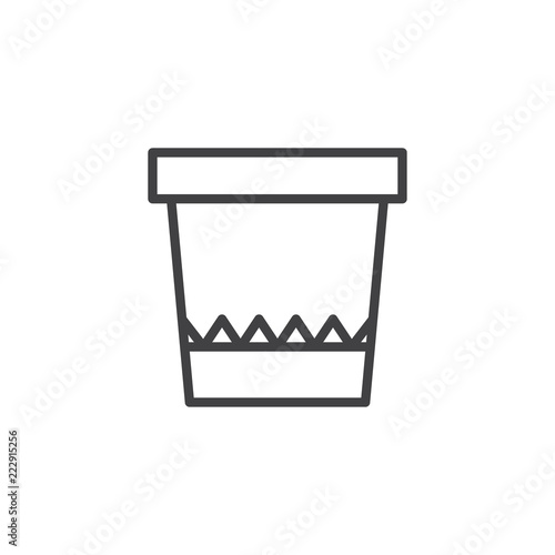 Flower Pot Outline Clipart | Best Flower Site