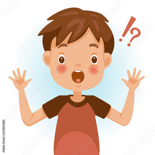 Surprised Kid Clipart