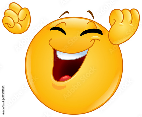 "Winning gesture emoticon" Stock image and royalty-free vector files on ...