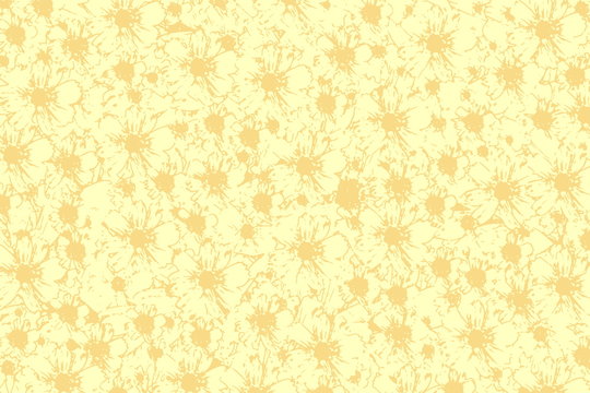 Yellow Flower Texture Background