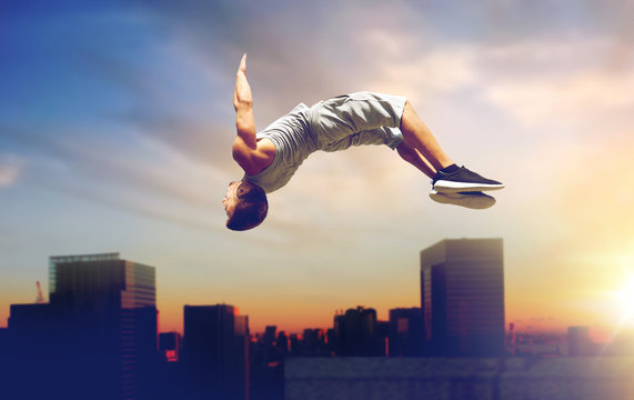 Parkour Backflip Wallpaper