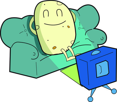 Couch Potato Vector Images – Browse 831 Stock Photos, Vectors, and ...