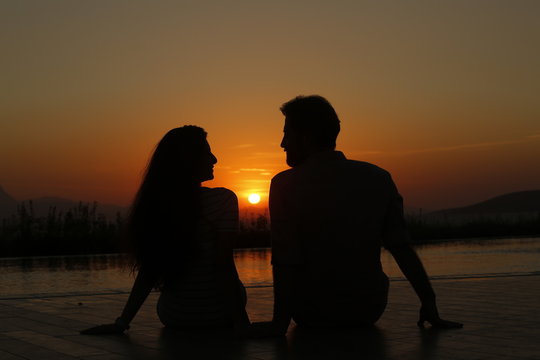 Couples In The Sunset
