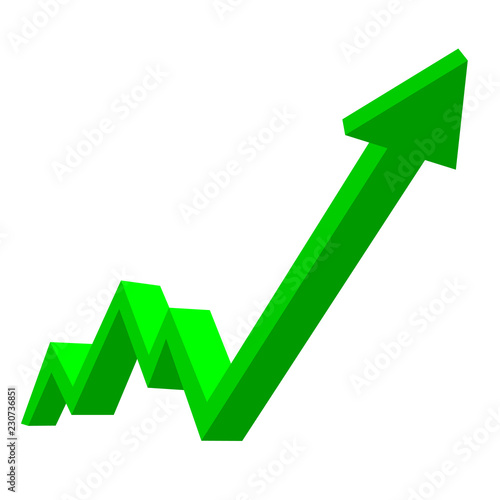 "green arrow growth icon" Stock photo and royalty-free images on ...