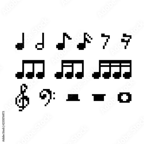 Pixel Art Note De Musique Pixel Art Images