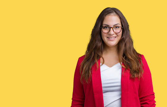 Curvy Brunette Glasses