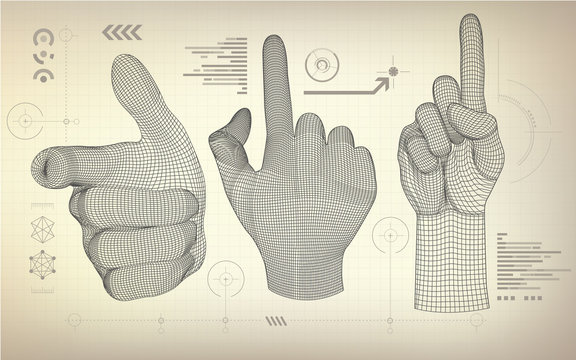 "Wireframe Hand" Images – Browse 31 Stock Photos, Vectors, and Video ...