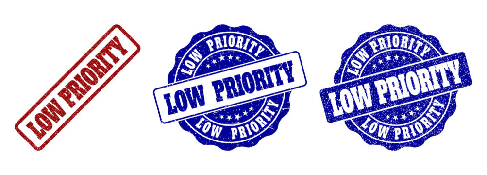 "Low Priority" - Images et vidéos libres de droits | Adobe Stock