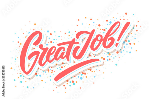 "Great Job banner." Stock image and royalty-free vector files on ...