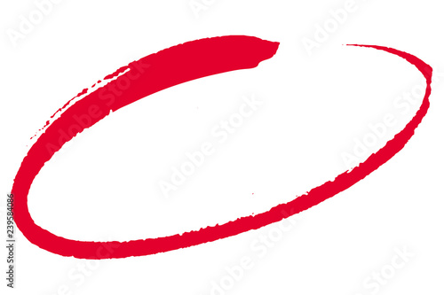 "CERCLE D'ENCADREMENT ROUGE" fichier vectoriel libre de droits sur la ...