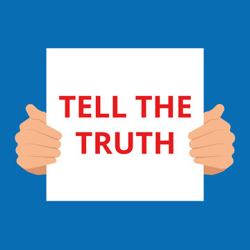 Telling The Truth Clipart