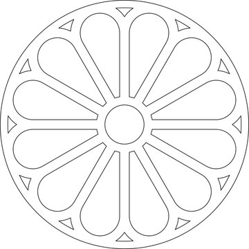 Rose Window Template
