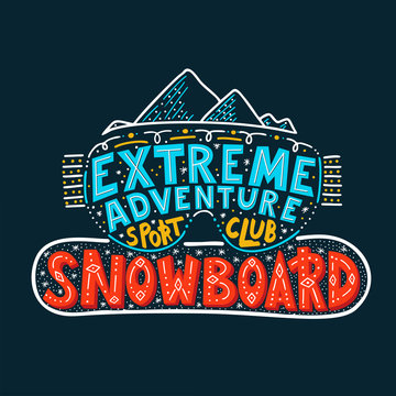 Ski And Snowboard Club Logo Images – Browse 961 Stock Photos, Vectors ...